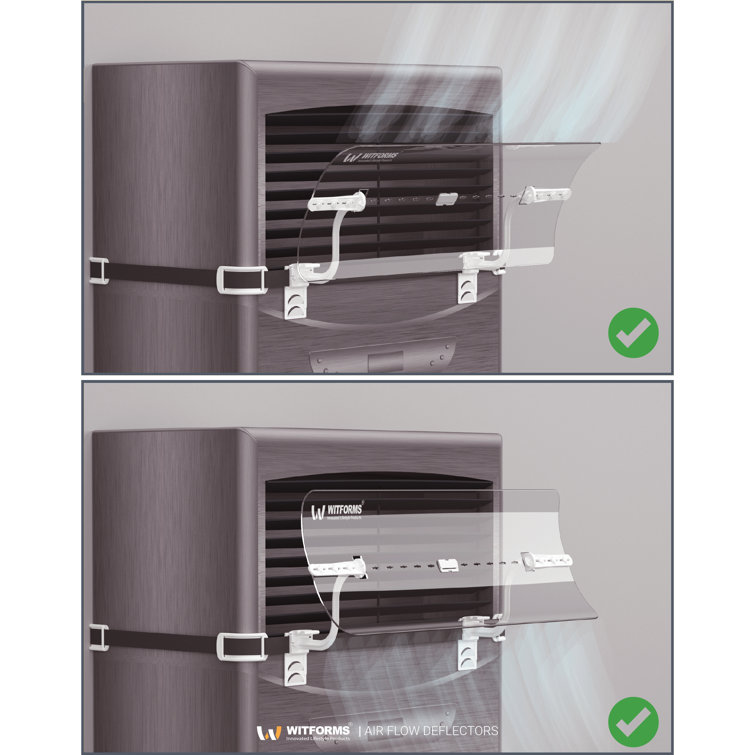 Witforms / Stand - Adjustable AC Air deflector suitable for Booster Air Conditioners - Wayfair ...